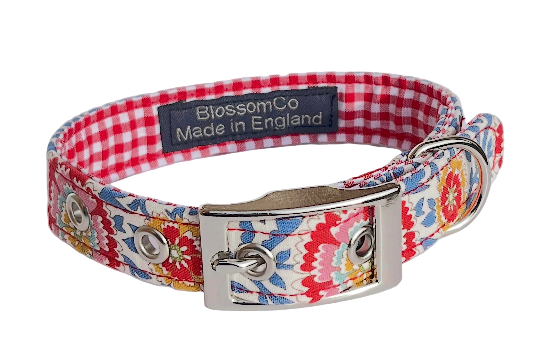 Soft Floral Fabric Dog Collar - Matilda – BlossomCo